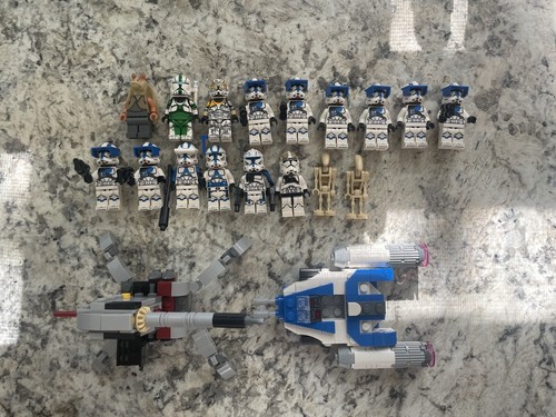 Lego Star Wars Minifigure Lot: Clone Troopers, Phase 2 Rex - 17 Figures ...