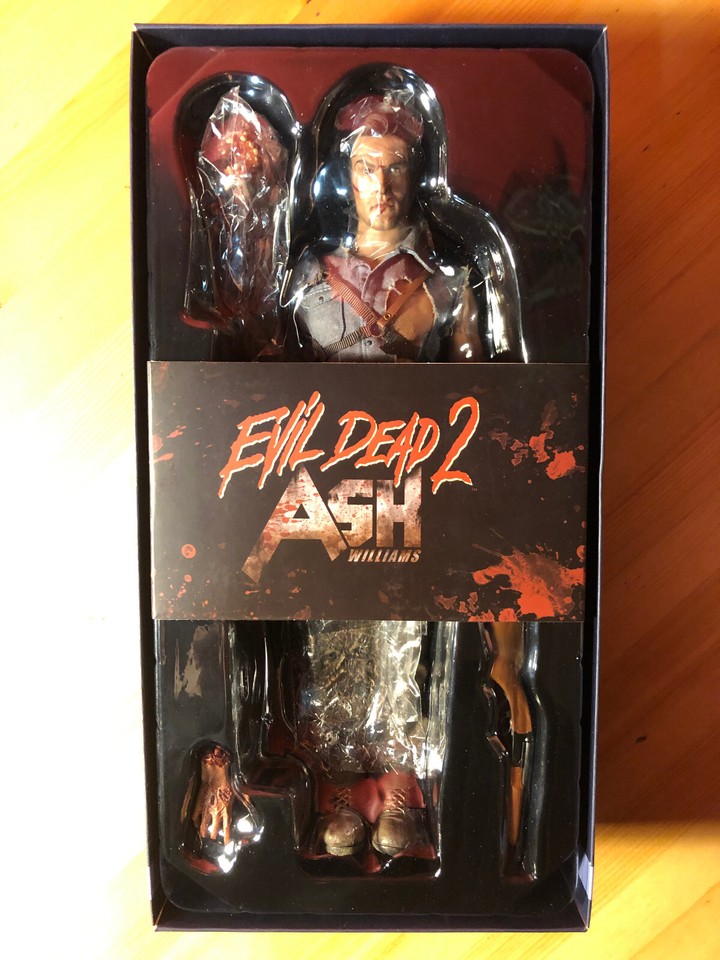 EVIL DEAD II ASH WILLIAMS BRUCE CAMPBELL SIDESHOW 1/6 FIGURE DIORAMA ...
