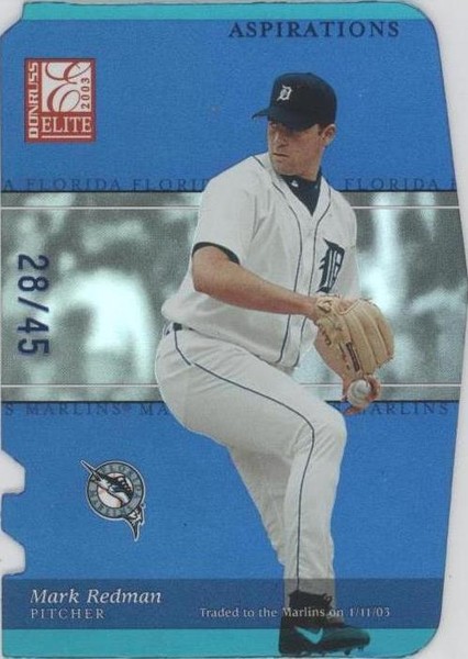 2003 Donruss Elite - Aspirations Blue Die-Cut #29 Mark Redman /45 for sale online | eBay