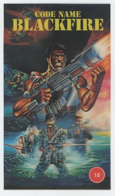 Code Nom Blackfire Film 1986 Image Lenticulaire 3-D Par David Burder | eBay
