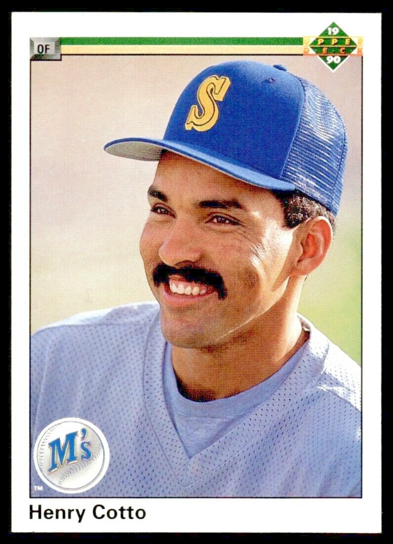 1990 Upper Deck #207 Henry Cotto Outfield Seattle Mariners FREE shipping | eBay