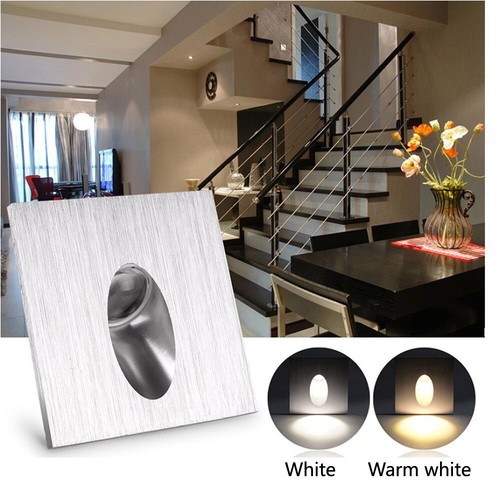3W Recessed LED Ceiling Down Lights Indoor 110V 220V for Bedroom ...