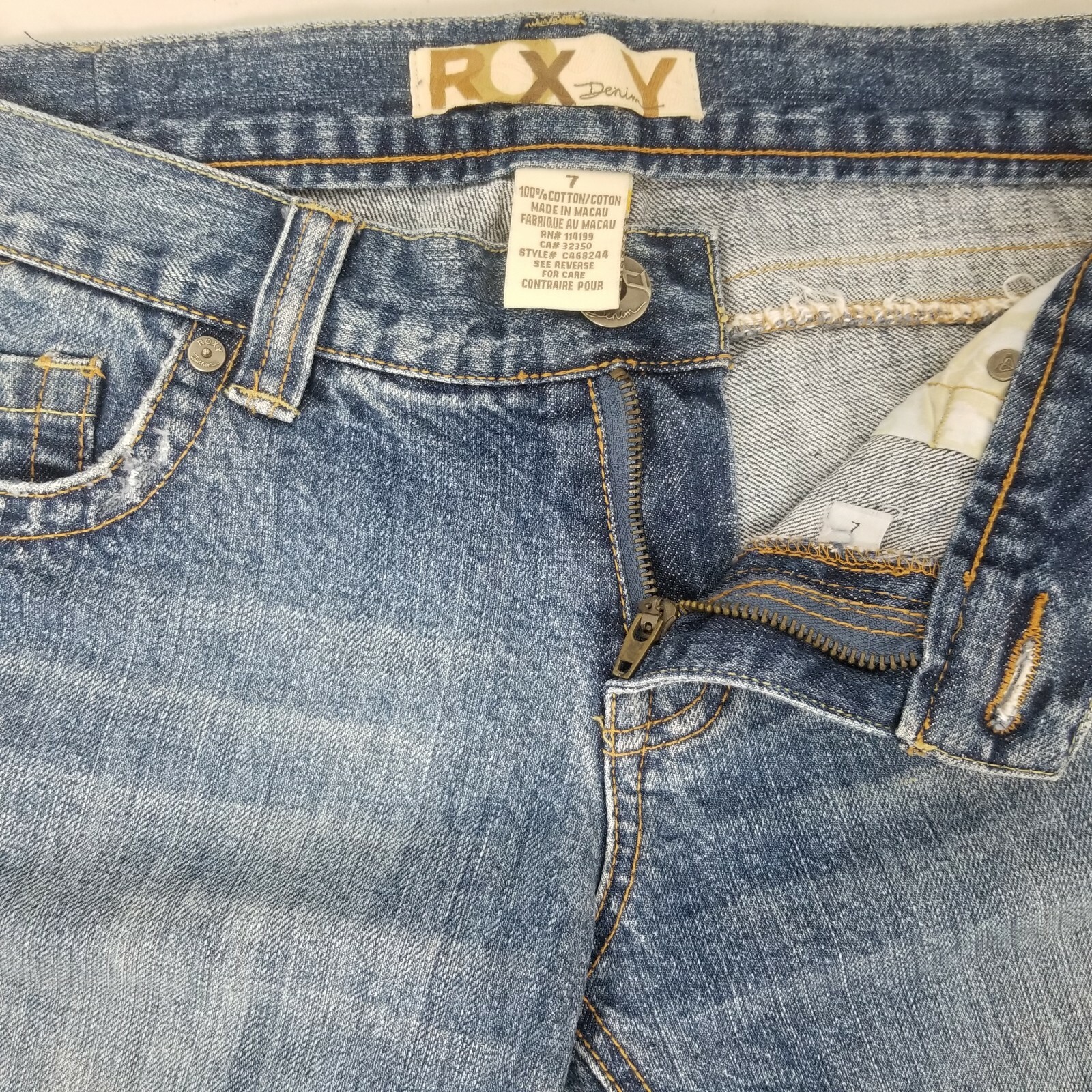 Roxy Cut Off Jean Shorts Size 7 | eBay