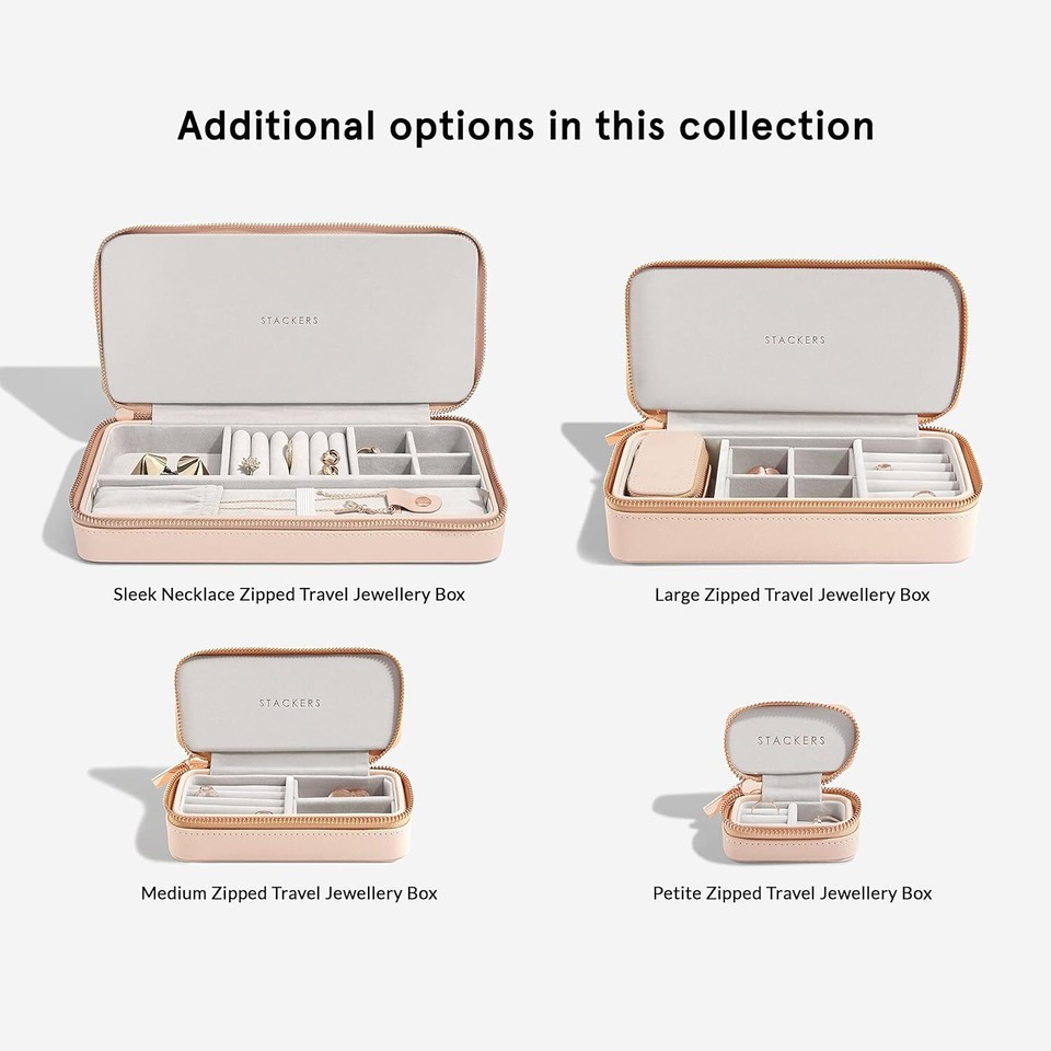 Stackers Blush Pink Petite Travel Jewellery Box | eBay UK