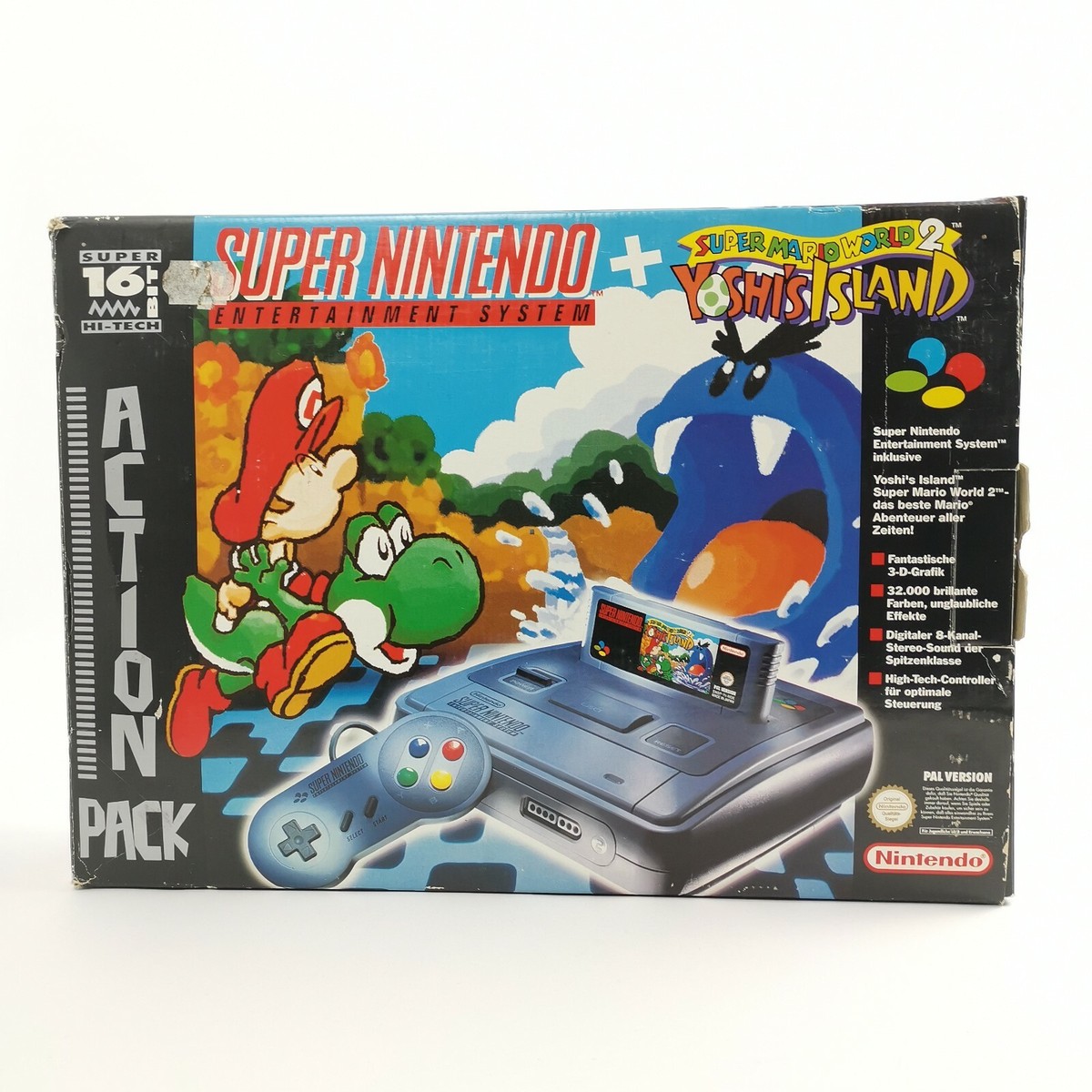 Super Nintendo Konsoll Bak Super Nintendo Konsole Super Mario