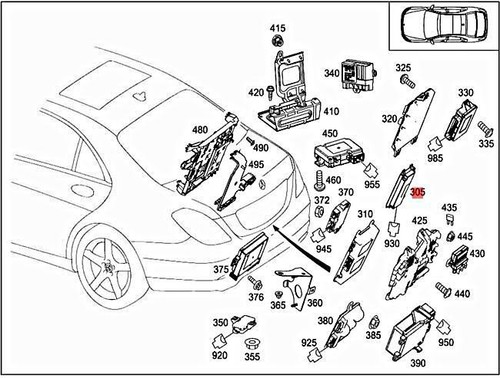 Genuine MERCEDES X222 A205 A217 C205 C217 Control unit complete ...