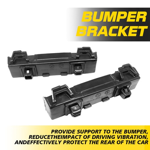 2X BLACK Rear BUMPER SUPPORT BRACKET LH+RH FOR Honda 2016-2022 CIVIC ...