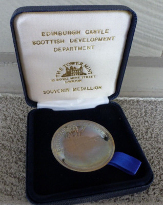 The Tower Mint Commemorative Medal Coin Edinburgh Castle Solid Nickle ...
