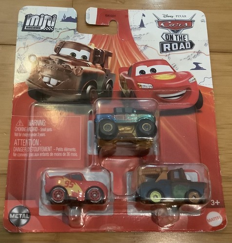 DISNEY PIXAR CARS ON THE ROAD Mini Racers Ivy Road Trip McQueen Mater ...