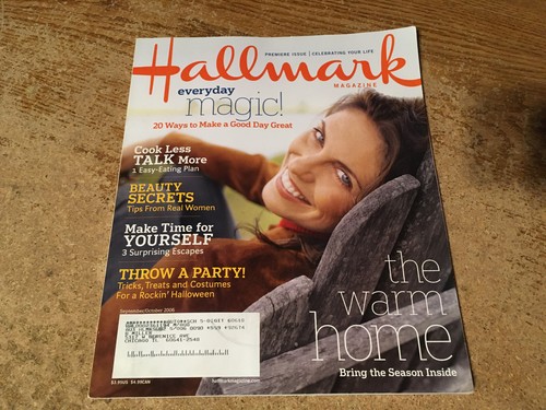 2006 HALLMARK MAGAZINE SEPTEMBER/OCTOBER PREMIERE ISSUE WARM HOME ...