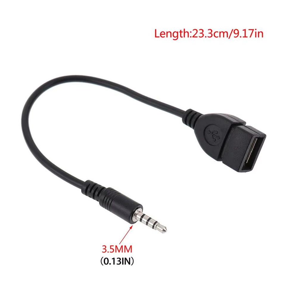 Car Audio Adapter Audio Jack Adapter AUX Audio Plug Converter Cable ...