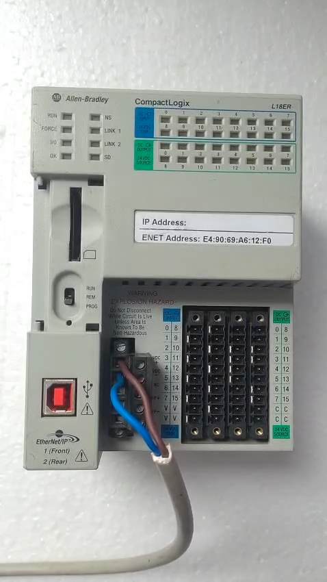 Allen-Bradley 1769-L18ER-BB1B/C CompactLogix 0.5MB DI/O Controller Sell ...