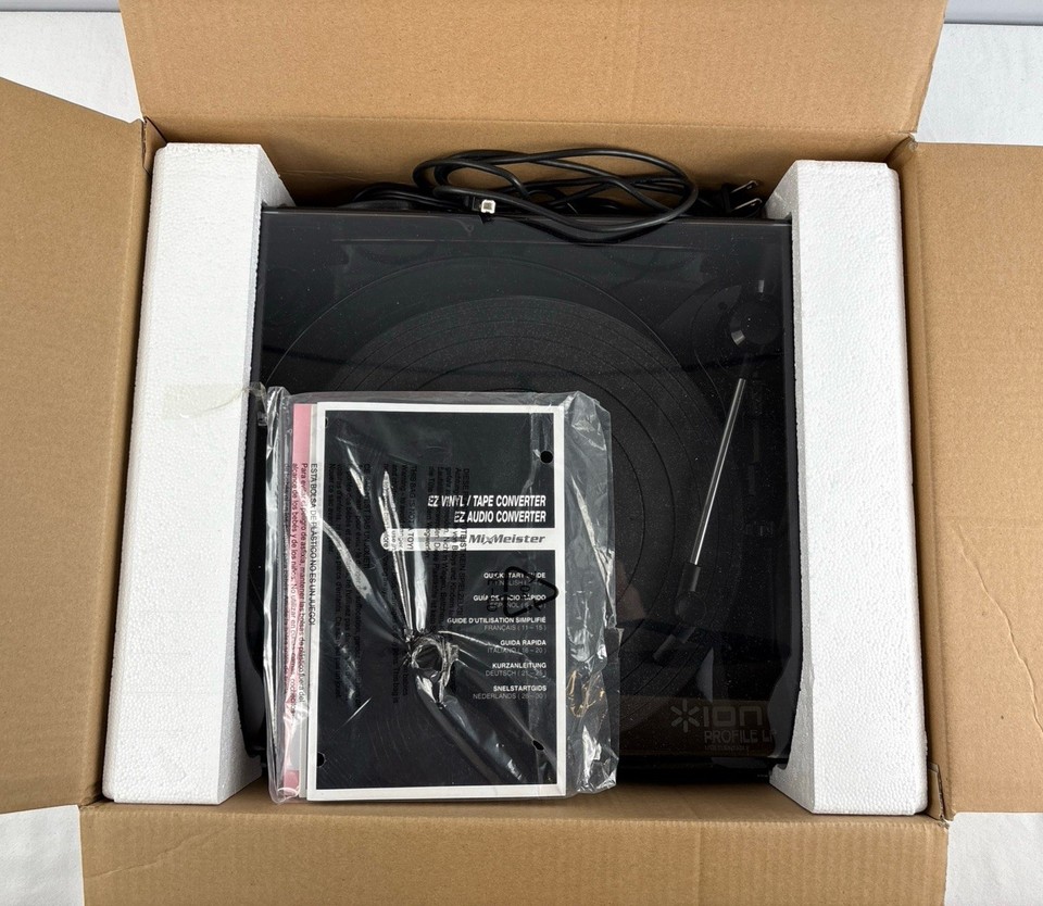 Ion Profile LP Vinyl Conversion Turntable Record Play NEW In Box | eBay