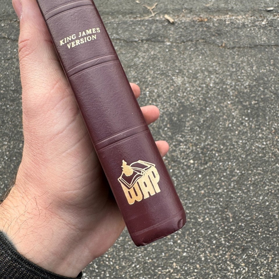 HOLY BIBLE Concordance KJV King James Version RED LETTER Word Aflame ...