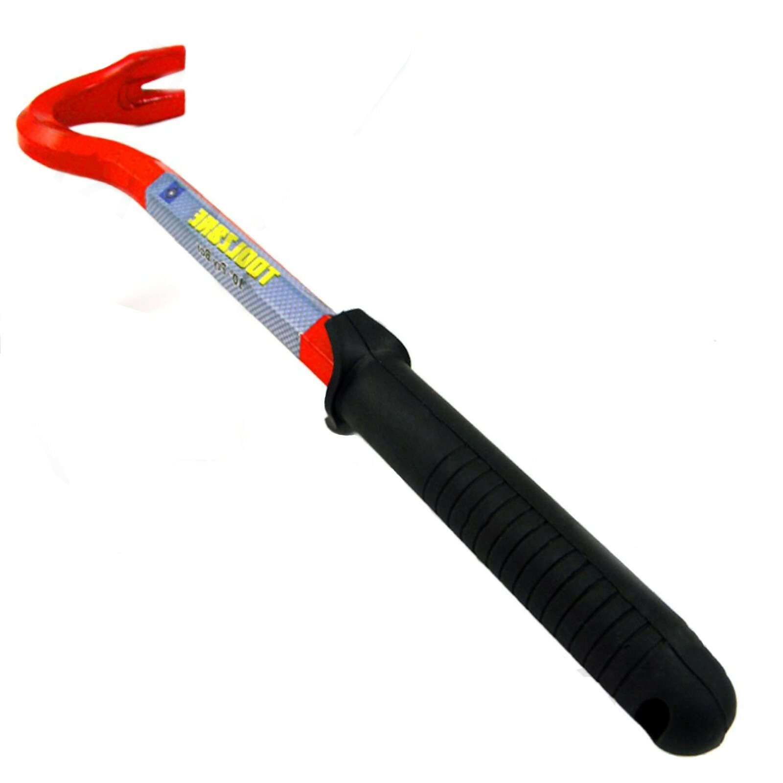 10" PRY/CROW BAR WITH RUBBER HANDLE Wrecking Breaker Trim Clip Removing ...