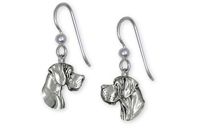 Great Dane Jewelry Sterling Silver Handmade Great Dane Earrings GDL17H ...