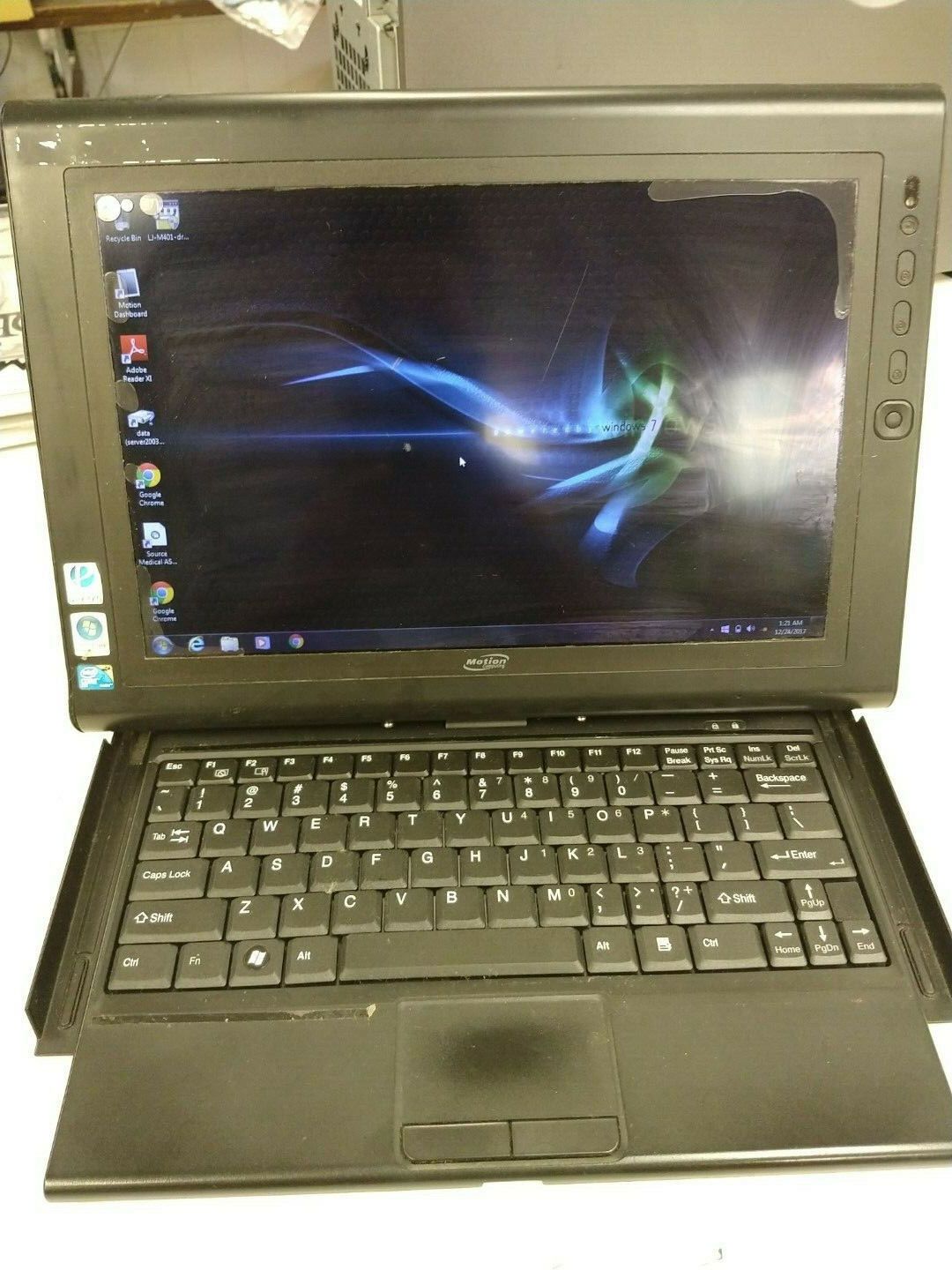 Motion Computing J3400 Core 2 Duo, 4GB, 60gb SSD Display With keyboard ...