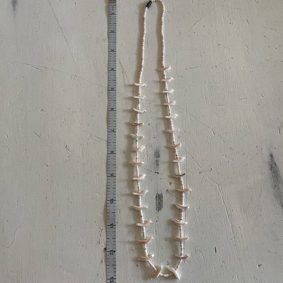 Red Lip Shell BIRD Zuni Fetish Necklace Vintage Boho Earthy | eBay