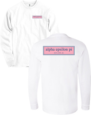 Alpha Epsilon Pi Fraternity Bella + Canvas Long Sleeve Shirt AEPI MORE ...