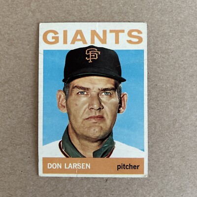 1964 Topps Baseball Don Larsen San Francisco Giants Card #513 | eBay