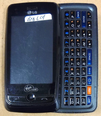 LG Rumor Touch VM510 - Black ( Virgin Mobile ) Cellular Keyboard Phone ...