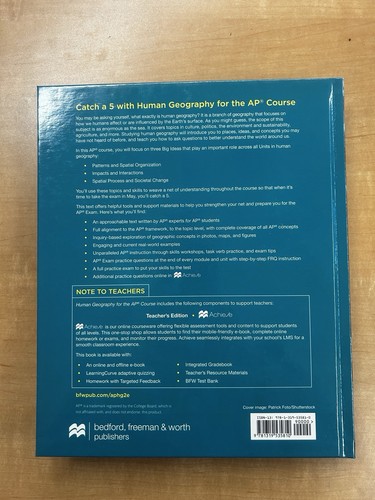 Human Geography for the AP Course by Max Lu, Kenneth Keller, Barbara ...