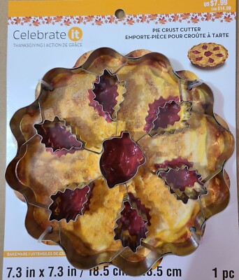 Metal Pie Crust Cutter Leaves and Acorn Kitchen Bakeware Tools By ...