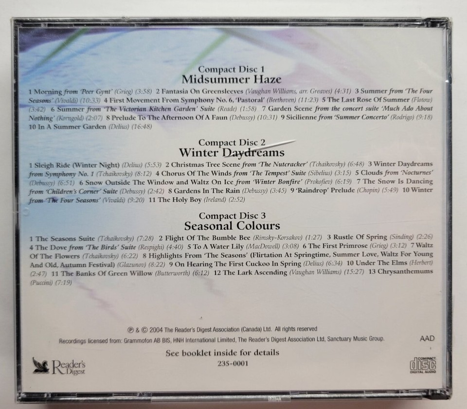 Reflections Classics For Every Mood (CD, 2004, 3 CD Box Set) | eBay