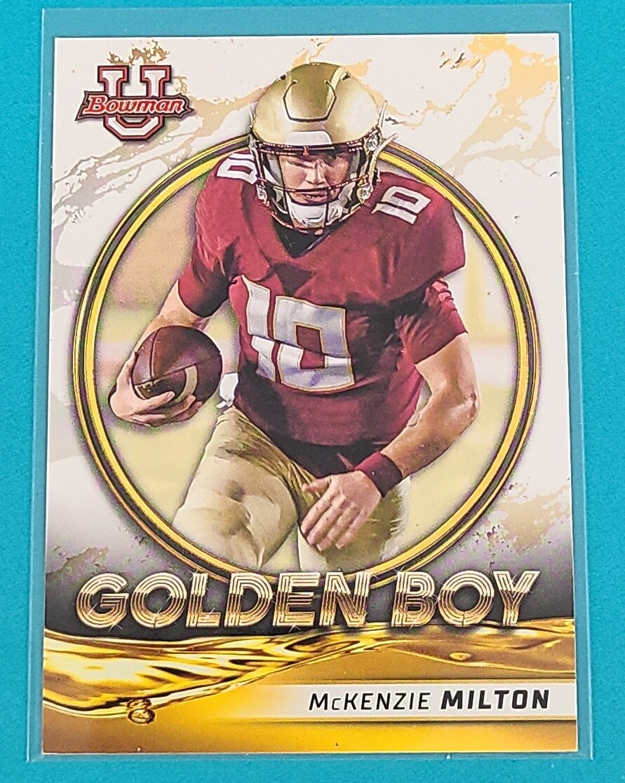 2021 Bowman University Golden Boy #GB-11 McKenzie Milton FSU Football ...