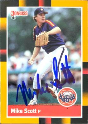 Mike Scott Autographed 1988 Donruss Baseball's Best #206 | eBay