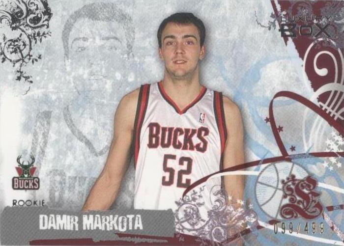 2006-07 Topps Luxury Box - Rookie Damir Markota #66 Red /499 (RC) for ...