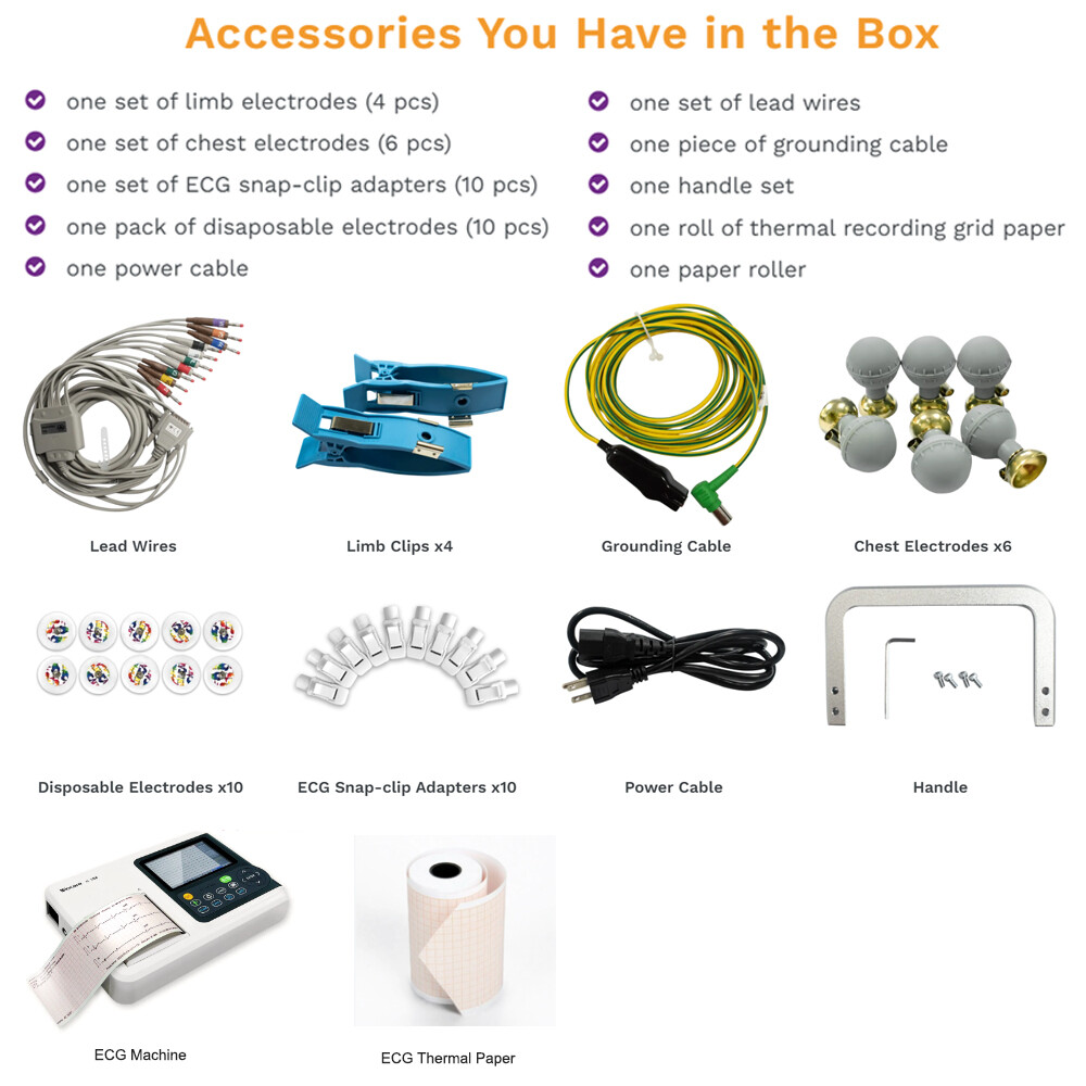 Biocare iE300 12 lead ECG Machine rapid diagnosis and instant ECG tests ...
