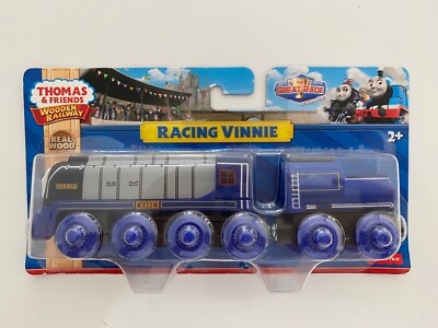 Thomas & Friends Wooden Railway Train Tank Engine - Racing Vinnie - NEW ...