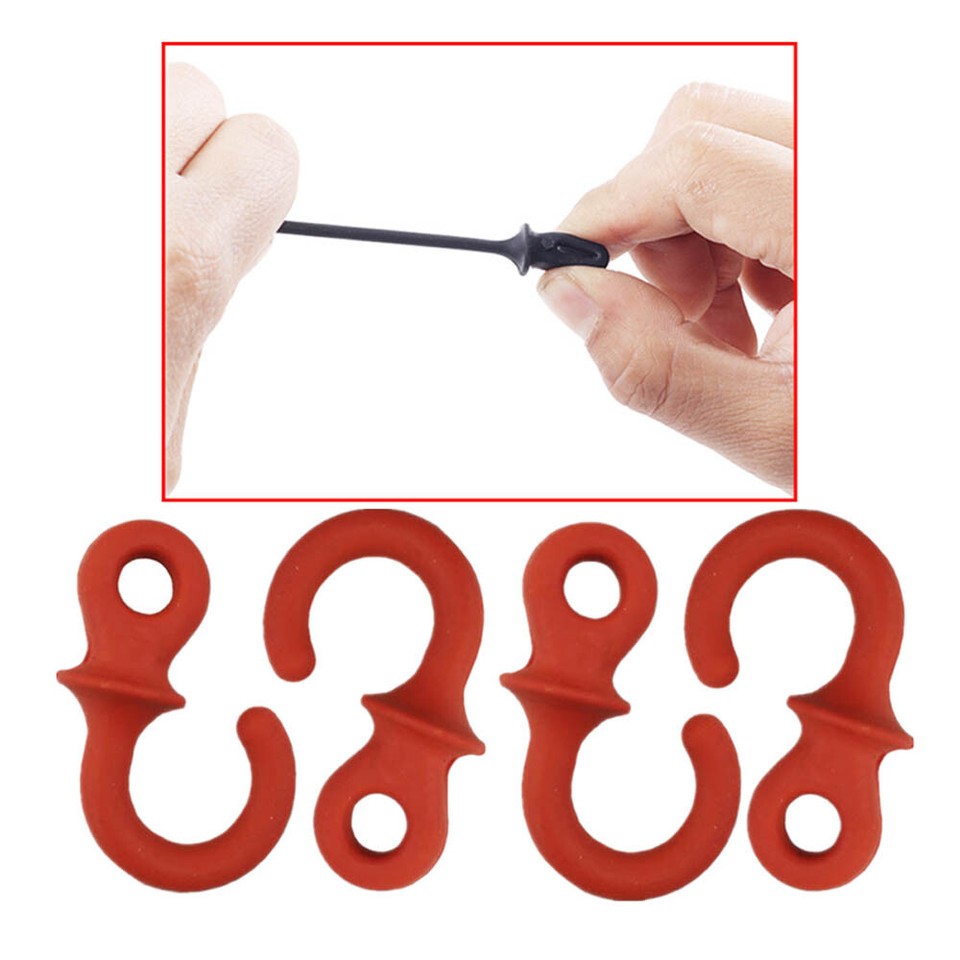 8Pcs Archery Compound Bow String Stabilizer Monkey Tail Rubber Silencer ...