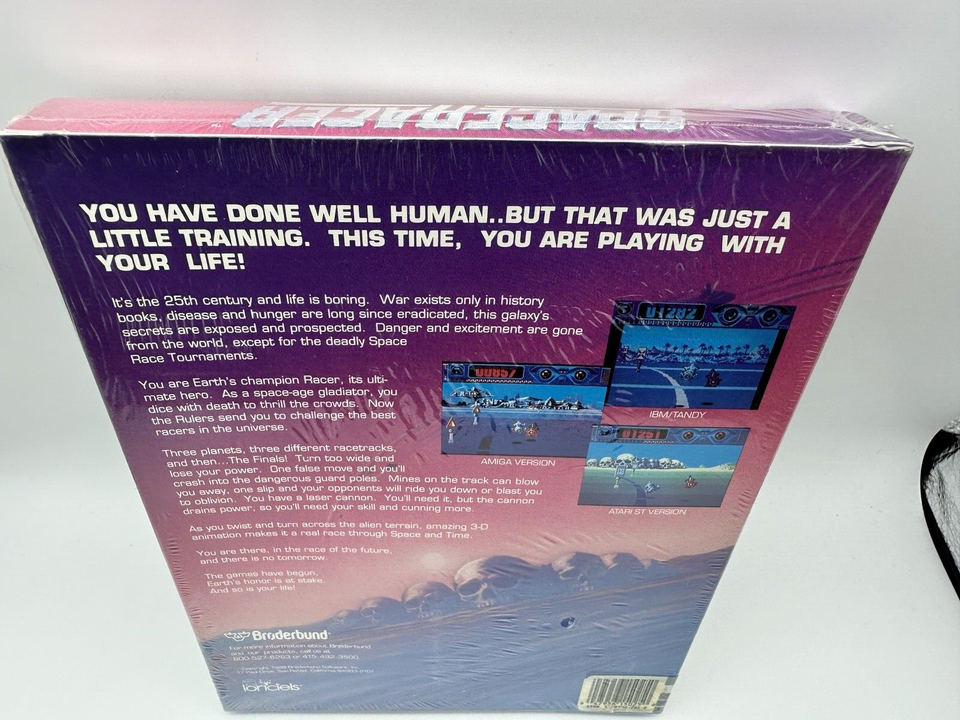 Space Racer for Atari ST by Broderbund Software - vintage video game ...