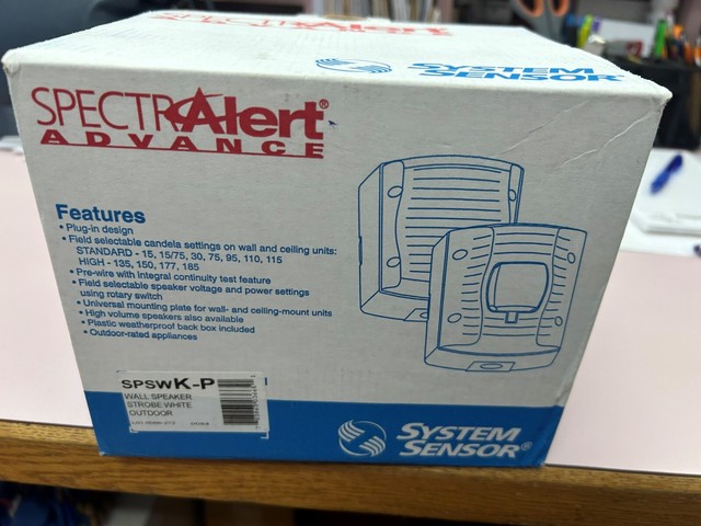 1 System Sensor P2w Horn Strobe 2w STD CD White for sale online | eBay