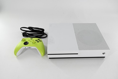Microsoft Xbox One S 500GB Console & Neon Green Xbox Controller ...
