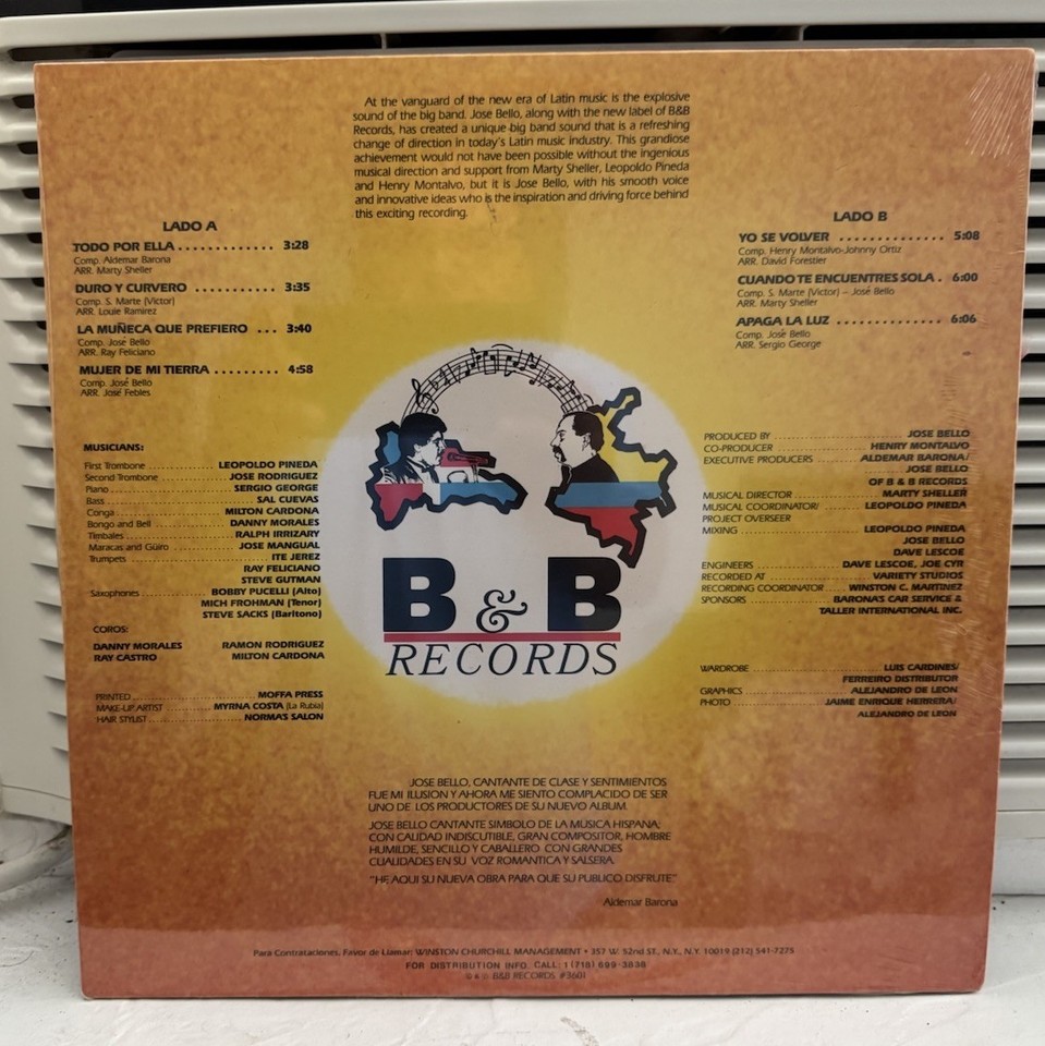JOSE BELLO B&B Records presenta a SALSA DURA DE NEW YORK (Sealed) | eBay