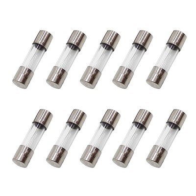 10Pcs F25AL250V 5X20MM 25A Fast Blow Fuse 25 Amp 250V Glass Cartridge ...
