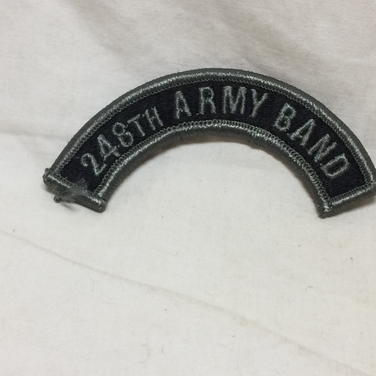 Military Patch Badge Army 248th Army Band Arc Tab ACU Hook Loop Back ...