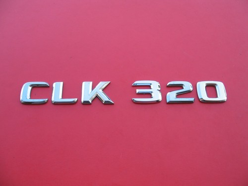 99 00 01 02 03 04 05 06 07 08 09 MERCEDES CLK320 EMBLEM LOGO BADGE SIGN ...
