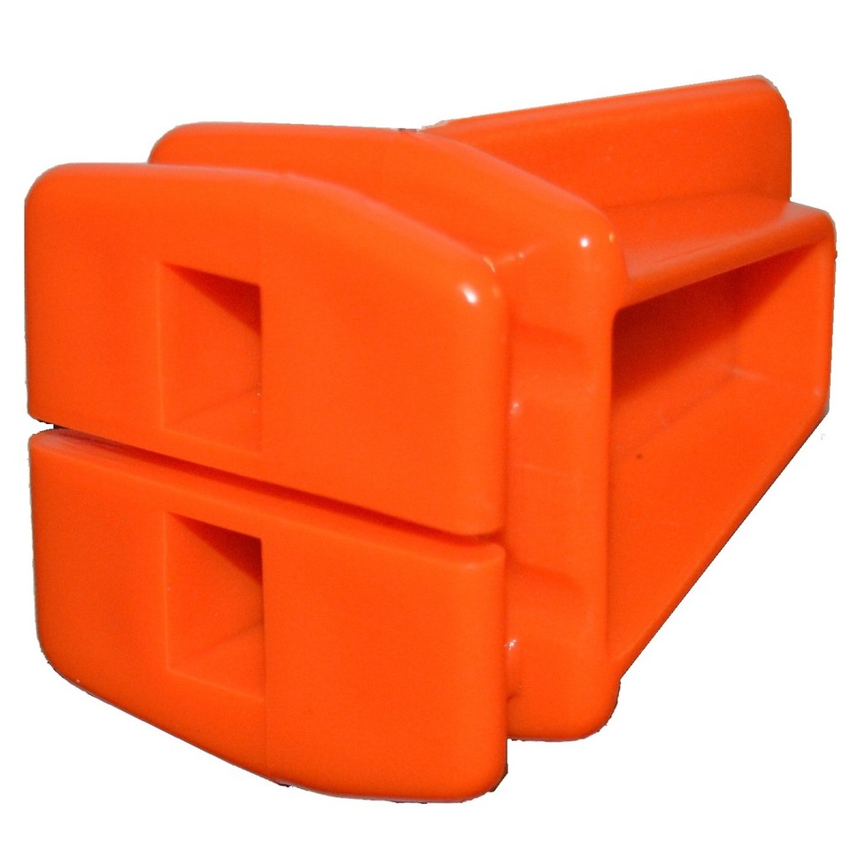 Set 4 Brickies Line Blocks Plastic L Shaped Corner Blocks Brick Laying ...