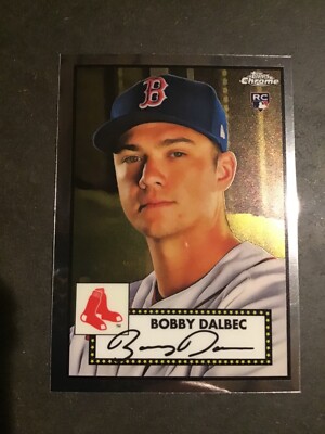 2021 Topps Chrome Platinum Anniv Bobby Dalbec Rookie Card Boston Red ...