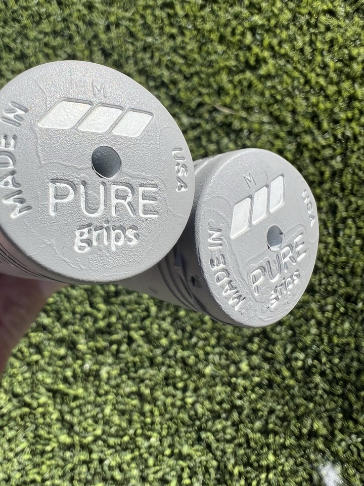 PURE Wrap Light Gray Midsize Golf Club Grips. NEW Set Of 2 Grips. | eBay