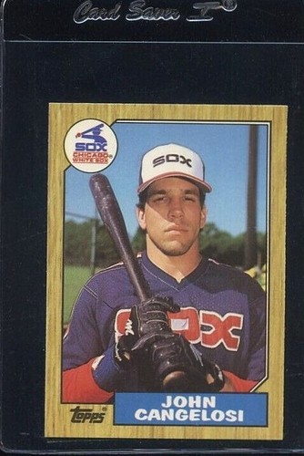 1987 TOPPS TIFFANY #201 JOHN CANGELOSI ROOKIE RC CHICAGO WHITE SOX | eBay