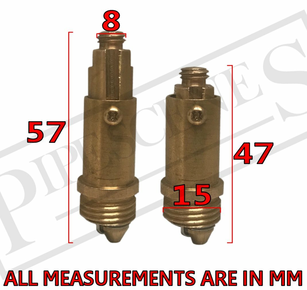 Bathroom Sink / Basin Replacement Clicker Plug Brass Spring Mechanism ...