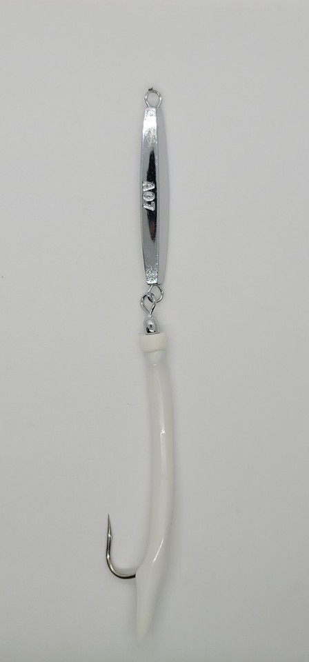 1oz Ava Diamond Jig 5 Mix Smooth 7/0 Hook Split Tube Tails Fishing Jig ...