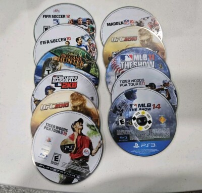 Lot of 11 PS3 Sports Games - Disc Only - Fifa, Tiger, Madden, UFC | eBay