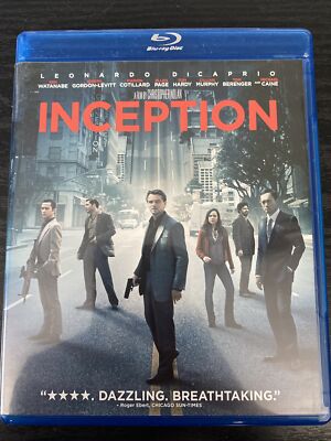 Inception (Blu-ray/DVD, 2010, 2-Disc Set) NEAR PERFECT CONDITION ...