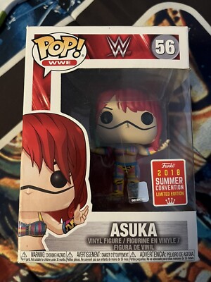 WWE Asuka Funko Pop Vinyl #56 2018 Exclusive Smackdown Raw WrestleMania ...